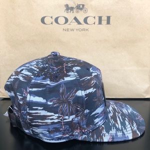 Coach | Accessories | Nwt Authentic Coach Hawaiian Flat Brim Hat | Poshmark
